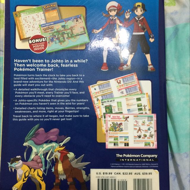 Pokemon HeartGold & SoulSilver Guide And Post-game Guide, Video Gaming ...