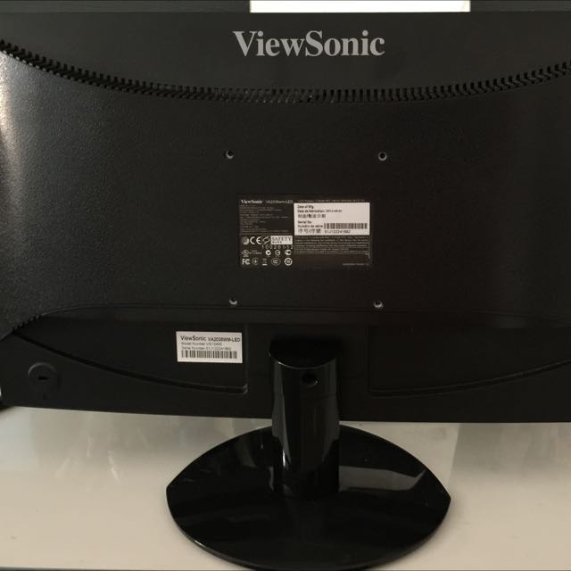 LED 20 Inch Monitor / ViewSonic / VA2038wm-LED, Health & Nutrition ...