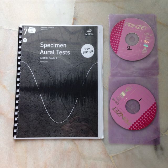 ABRSM Grade 7 Specimen Aural Tests, Hobbies & Toys, Music & Media ...