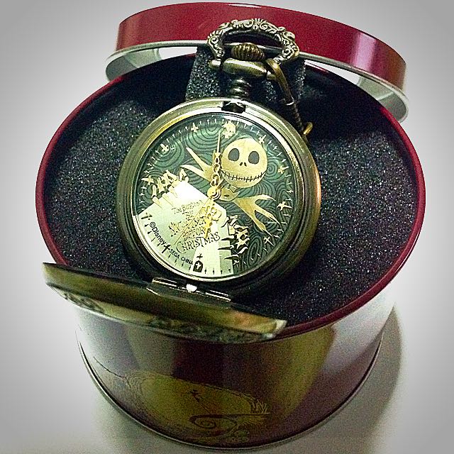 BNIB Rare Tim Burton's Nightmare Before Christmas Pocket Watch, Mobile ...