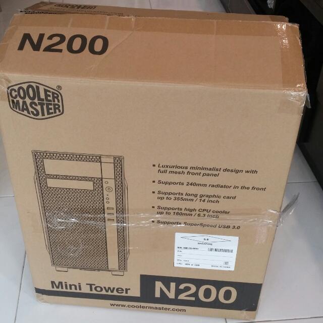 CoolerMaster N200 Mini Tower, Computers & Tech, Parts & Accessories ...