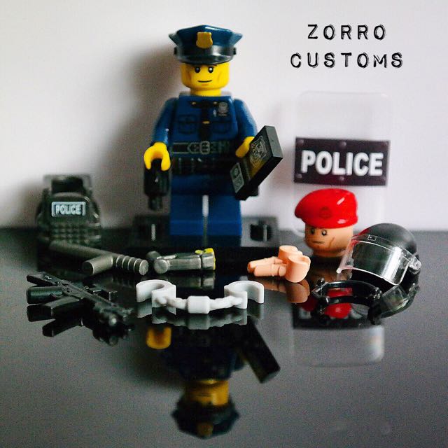 LEGO Custom Riot Trooper (Type - B), Hobbies & Toys, Toys & Games on ...