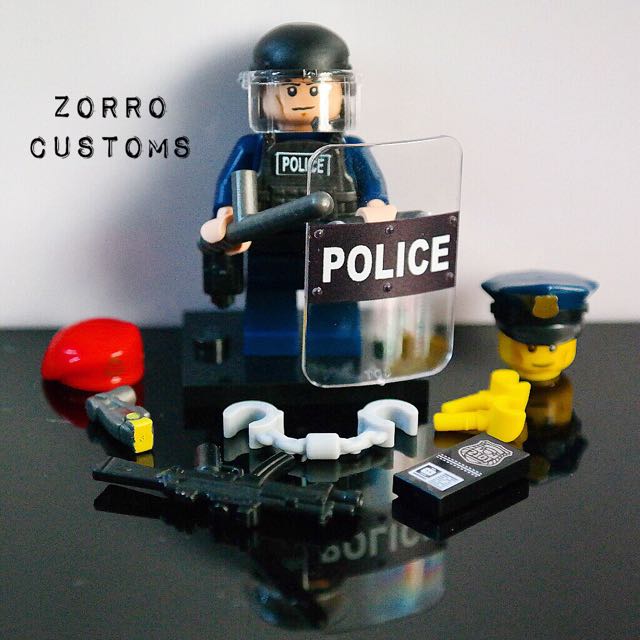 LEGO Custom Riot Trooper (Type - B), Hobbies & Toys, Toys & Games on ...