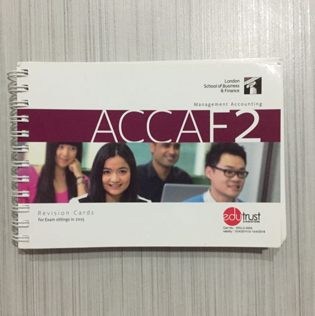 LSBF -ACCA F2-Management Accounting Materials, Hobbies & Toys, Books & Magazines, Textbooks on ...