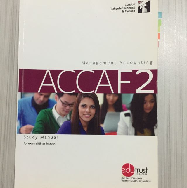 LSBF -ACCA F2-Management Accounting Materials, Hobbies & Toys, Books & Magazines, Textbooks on ...