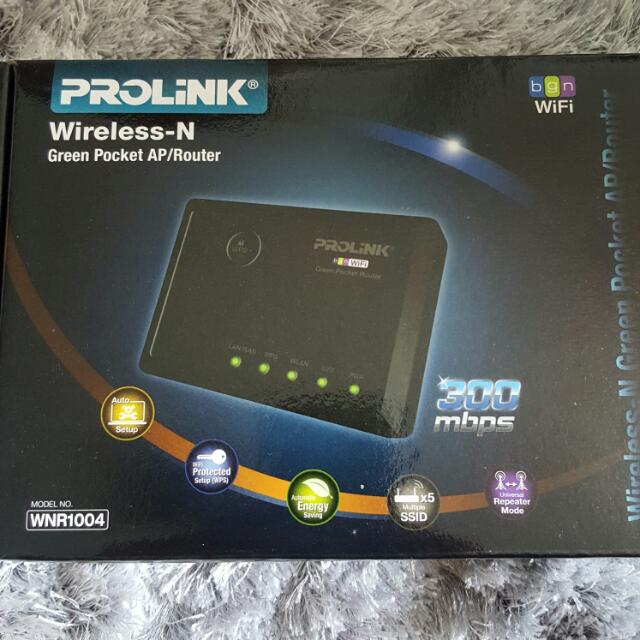 Porlink Wireless-N Green Pocket AP/Router, Computers & Tech, Parts ...