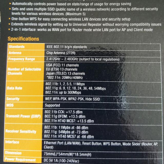 Porlink Wireless-N Green Pocket AP/Router, Computers & Tech, Parts ...
