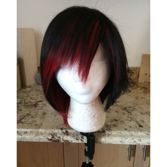 RWBY Ruby Rose Pajamas Full Cosplay Costume w/Wig, Hobbies & Toys ...