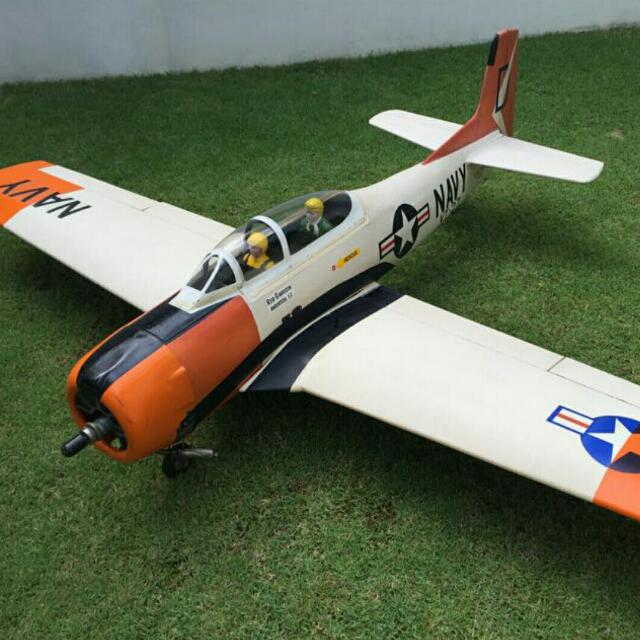 T28 RC Plane 2.2m wingspan, Hobbies & Toys, Toys & Games on Carousell