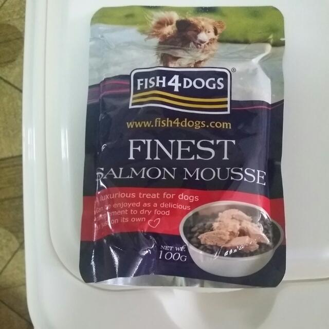 Fish 4 Dogs 100g Salmon Mousse, Pet Supplies, Pet Food on Carousell