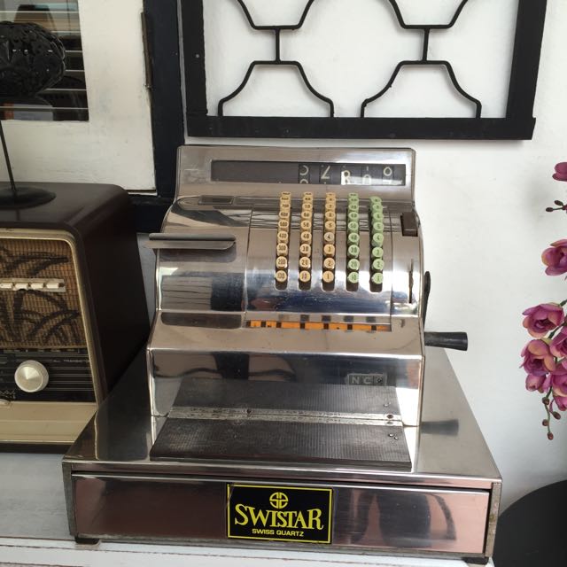 Vintage NCR Cash Register Machine, Hobbies & Toys, Memorabilia ...