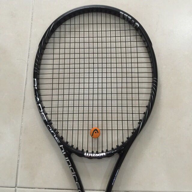 Wilson blade 104 tennis racket, Sports Equipment, Sports & Games ...