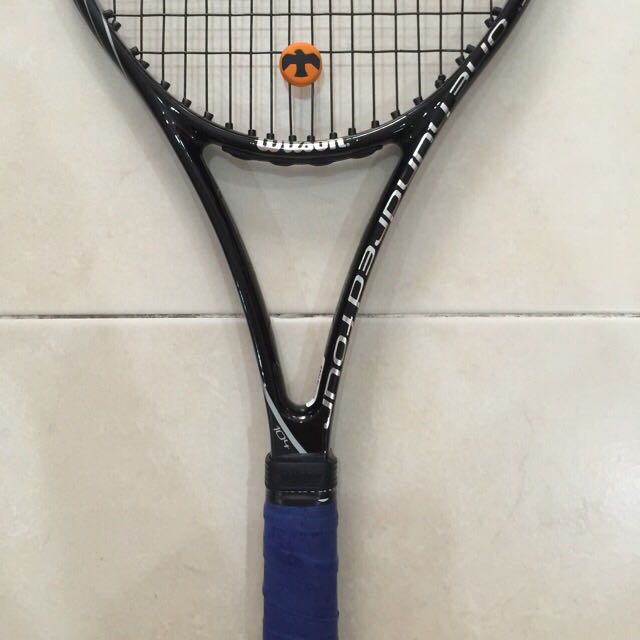 Wilson blade 104 tennis racket, Sports Equipment, Sports & Games ...