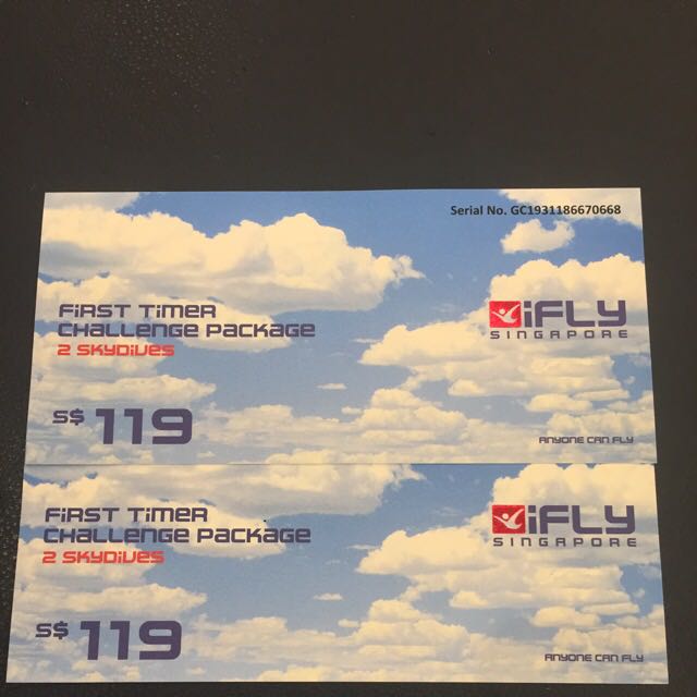 iFly Singapore Ticket, Tickets & Vouchers, Local Attractions ...