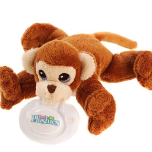 Paci-Plushies: Milo The Monkey, Hobbies & Toys, Toys & Games on Carousell