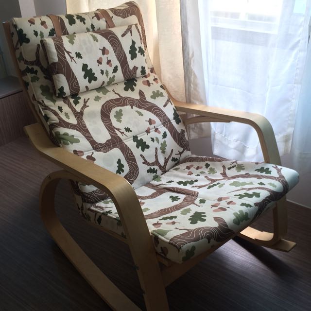 Poang rocking chair, Furniture & Home Living, Furniture, Chairs on ...