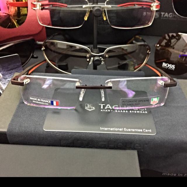Tag Heuer Reflex Rimless Glasses, Luxury, Watches on Carousell