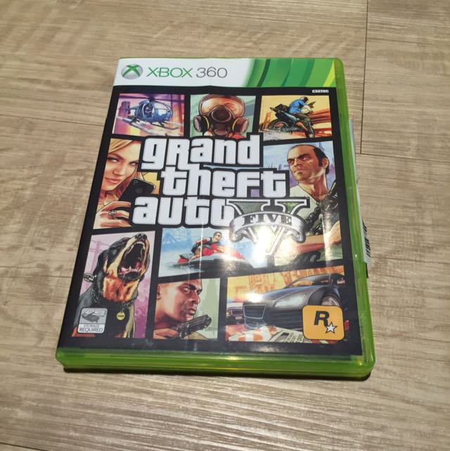 Xbox 360 Grand Theft Auto V, Hobbies & Toys, Toys & Games on Carousell