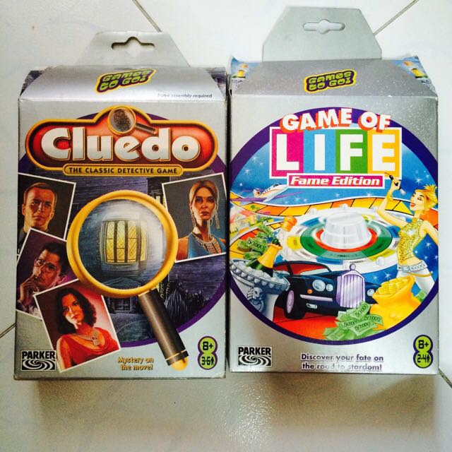Cluedo and Game Of Life (Travel-sized Games), Hobbies & Toys, Toys ...