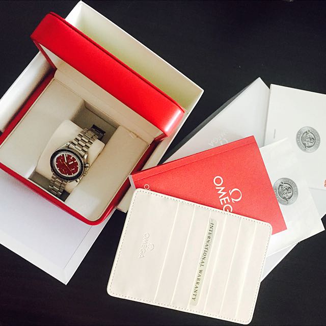 Omega Speedmaster Limited Edition Red Dial, Luxury, Watches on Carousell