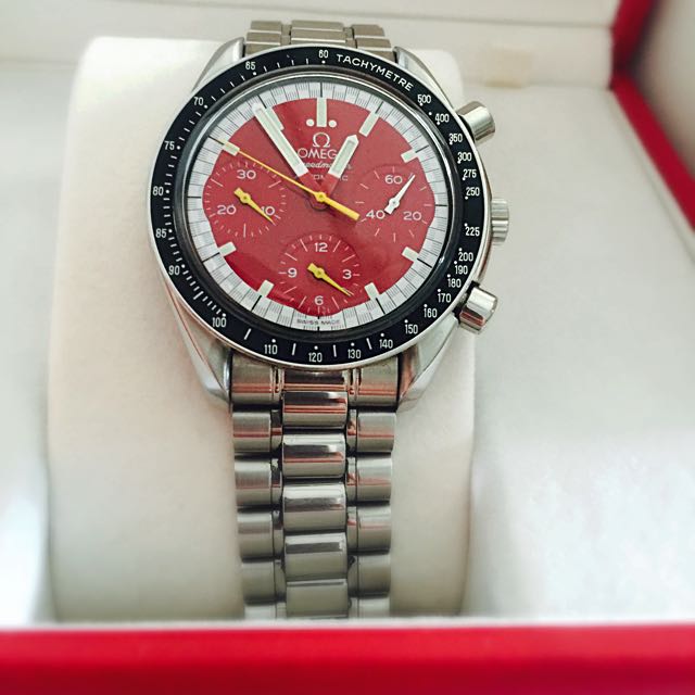 Omega Speedmaster Limited Edition Red Dial, Luxury, Watches on Carousell