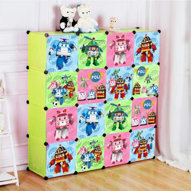 Robocar Poli Cube Wardrobe ETA 16/10 16CUBE, Furniture & Home Living ...