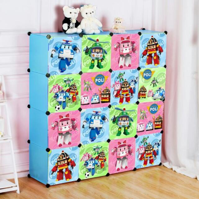 Robocar Poli Cube Wardrobe ETA 16/10 16CUBE, Furniture & Home Living ...