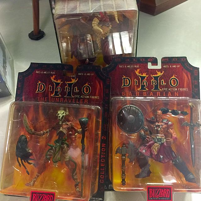 SET OF 3 Diablo 2 Epic Action Figures, Hobbies & Toys, Toys & Games on ...