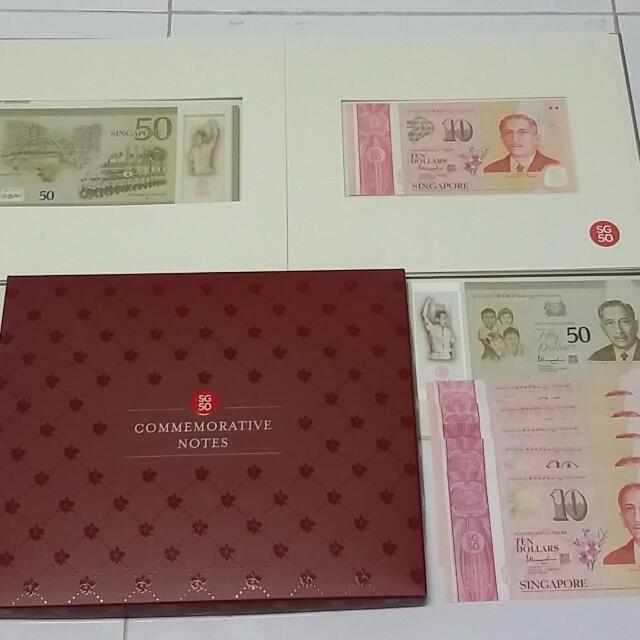 SG50 Commemorative Notes, Everything Else on Carousell