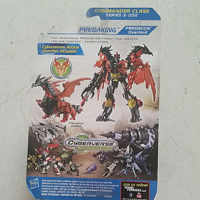 Transformers Prime Beast Hunter Predaking, Hobbies & Toys, Toys & Games ...