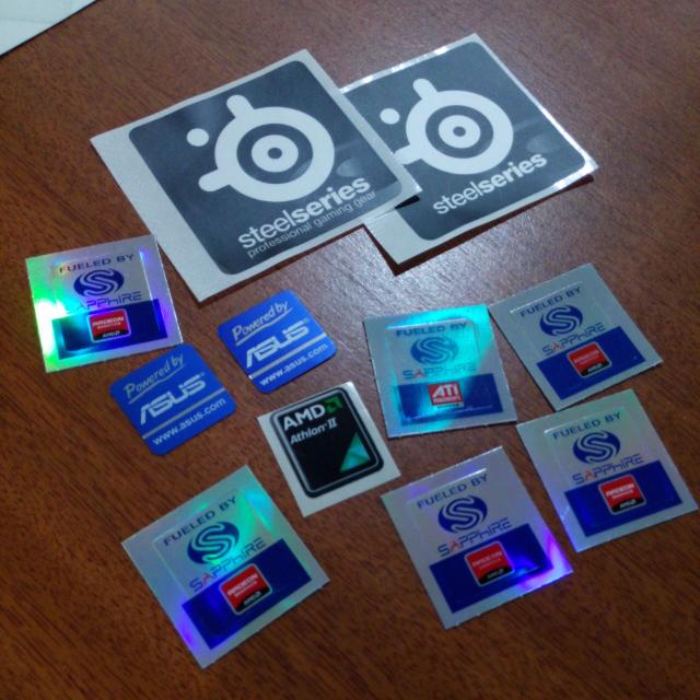 Assorted Logo Stickers, Computers & Tech, Parts & Accessories, Other ...