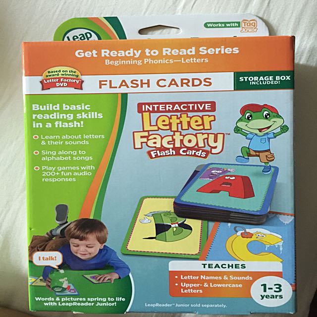 Leapfrog Interactive Flash Cards - Phonics Leap Reader Junior, Hobbies ...