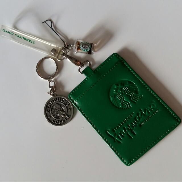 Authentic Starbucks Limited edition Leather Card Holder With Short ...