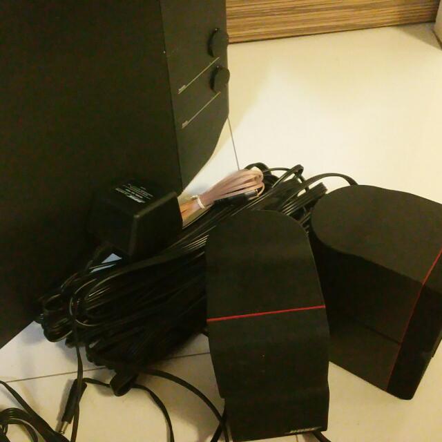 BOSE ACOUSTiMASS 25 Player And Subwoofer With Remote Control Bundle ...