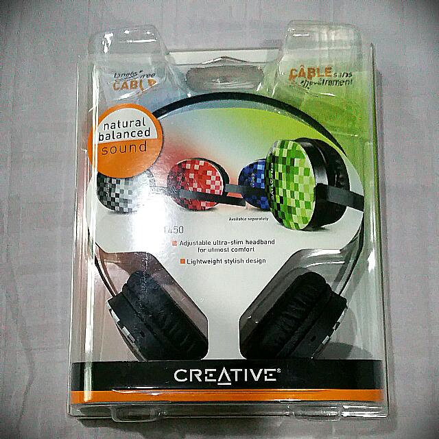 Creative Headphone, Computers & Tech, Parts & Accessories, Cables ...
