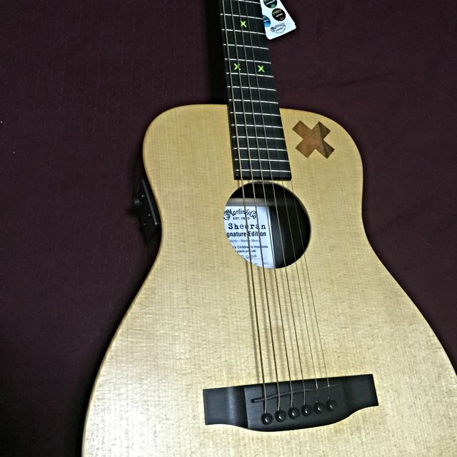 Ed Sheeran X Signature Edition Little Martin, Hobbies & Toys, Music ...
