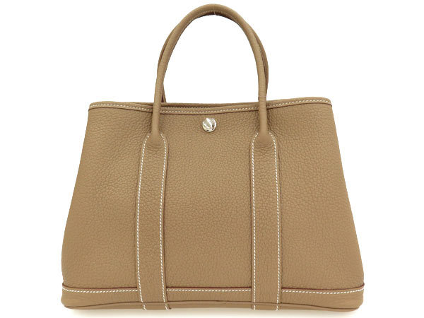 HERMES GARDEN PARTY TPM EBENE NEGONDA STAMP T 1669718, Luxury, Bags ...