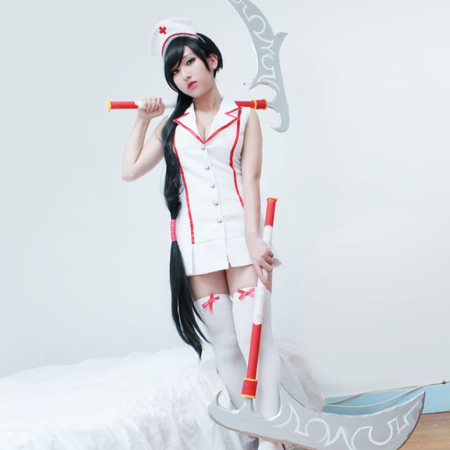 League Of Legends Nurse Akali Cosplay, Hobbies & Toys, Memorabilia ...