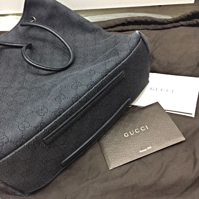 Gucci Tweed Tote Bag, Luxury, Bags & Wallets on Carousell