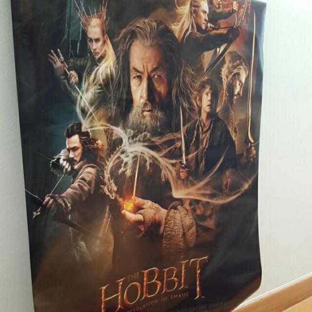 Movie Poster "THE HOBBIT", Hobbies & Toys, Toys & Games on Carousell