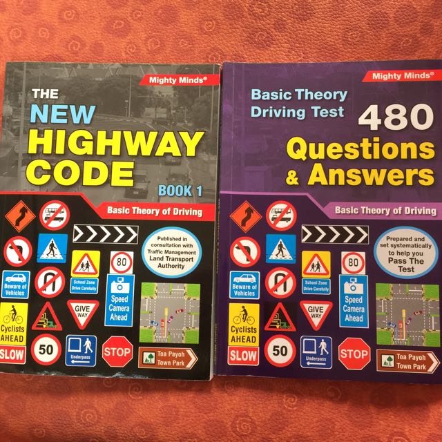 Basic Theory Of Driving & Test Book, Hobbies & Toys, Books & Magazines ...