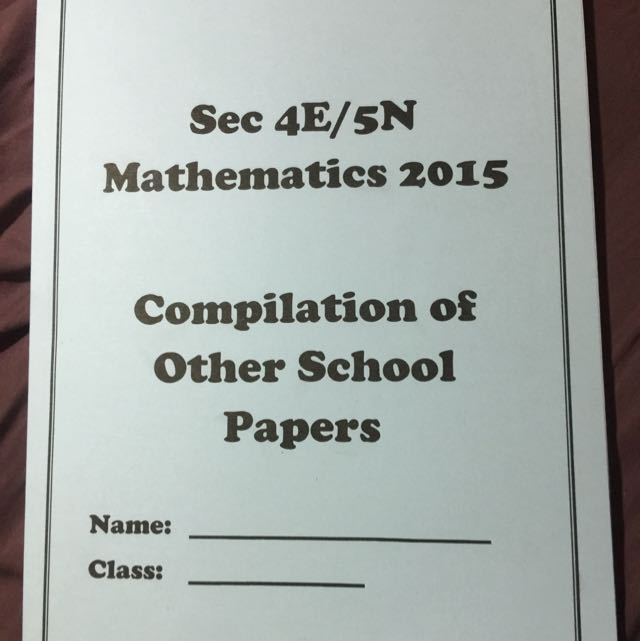 Compilation Of Emaths Papers, Hobbies & Toys, Books & Magazines ...