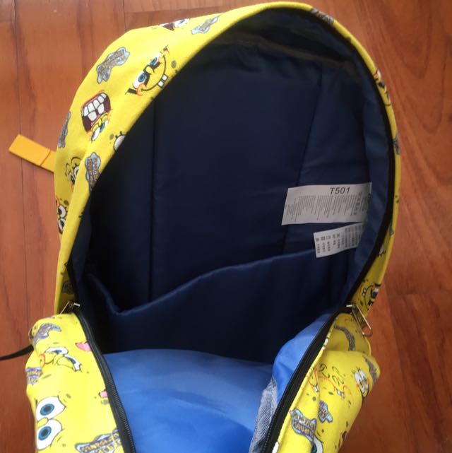 Spongebob Backpack Jansport, Women's Fashion, Bags & Wallets, Backpacks ...