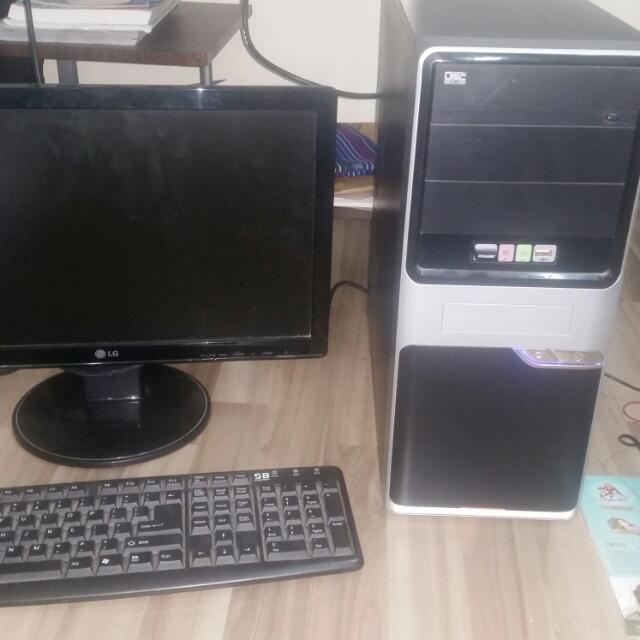 Desktop With CPU.. LED Monitor.. Keyboard and Mouse, Computers & Tech ...