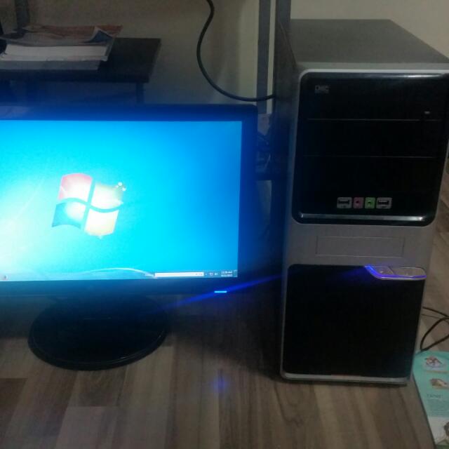 Desktop With CPU.. LED Monitor.. Keyboard and Mouse, Computers & Tech ...