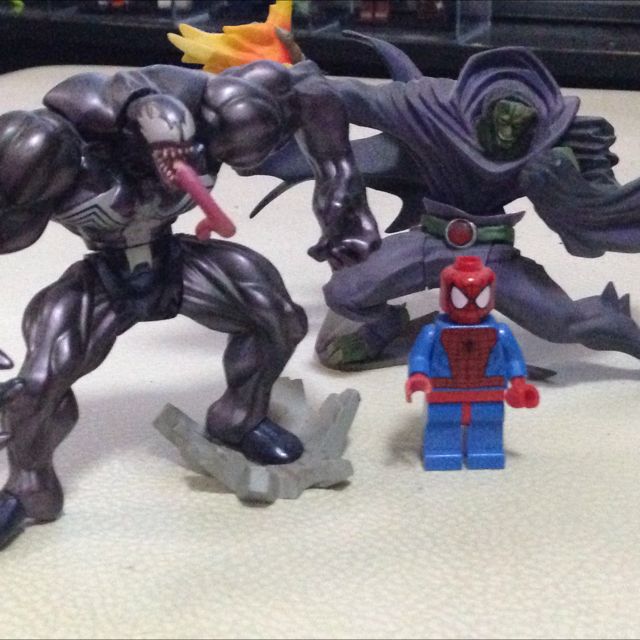 ULTIMATE SPIDERMAN VENOM & GREEN GOBLIN JAPAN BOX SET 4in RARE, Hobbies ...