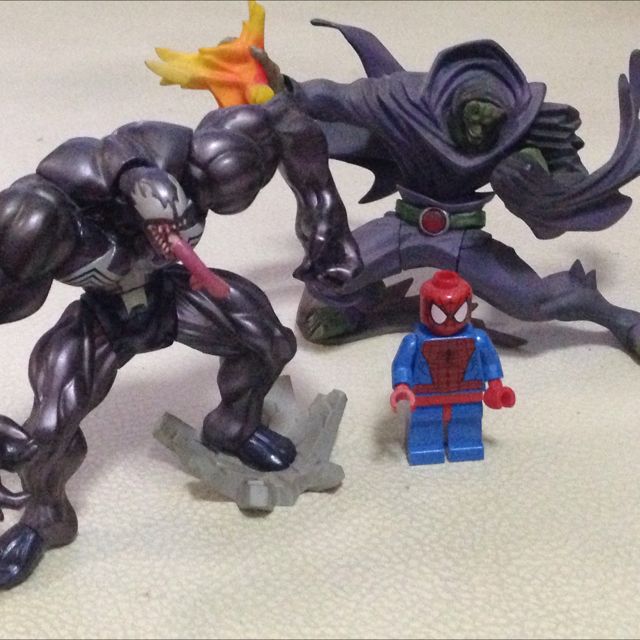 ULTIMATE SPIDERMAN VENOM & GREEN GOBLIN JAPAN BOX SET 4in RARE, Hobbies ...