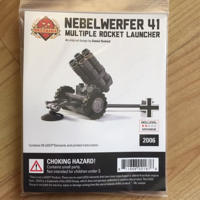 Brickmania Nebelwerfer 41 Multiple Rocket Launcher Original Lego Parts ...
