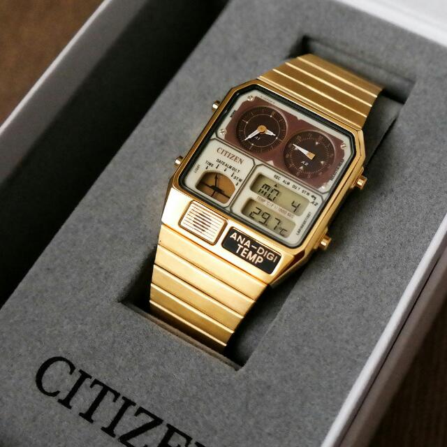 Citizen Aviator | Ana-Digi Thermometer & Calendar Dual Time Watch ...