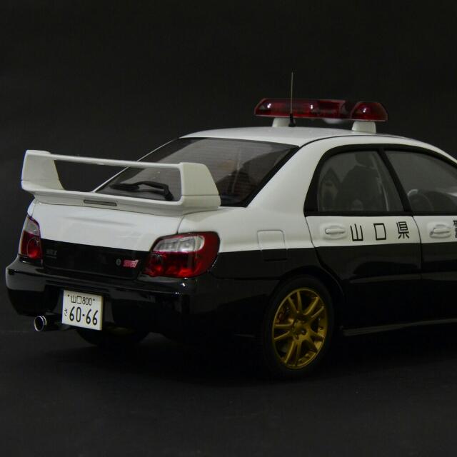1/18 Autoart Subaru WRX Police Car Set (UK & Japan Police), Everything ...